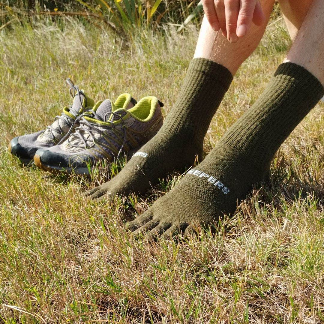 Camo-toes | Olive Drab | Creepers Socks