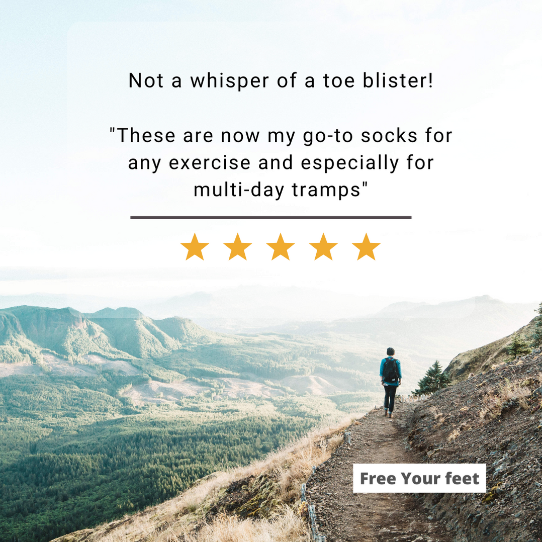 Creepers Socks | Merino Wool Toe Socks for Running and Hiking Comfort